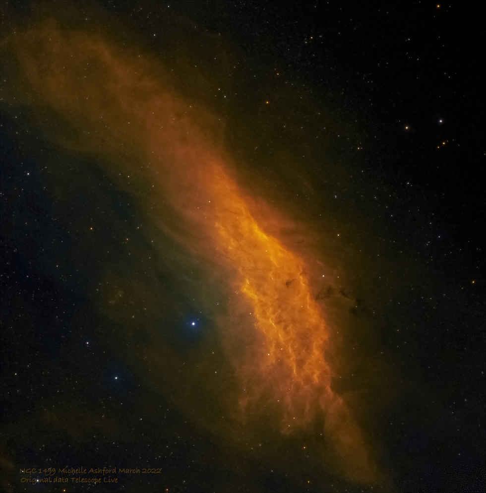 California Nebula NGC 1499 | Telescope Live